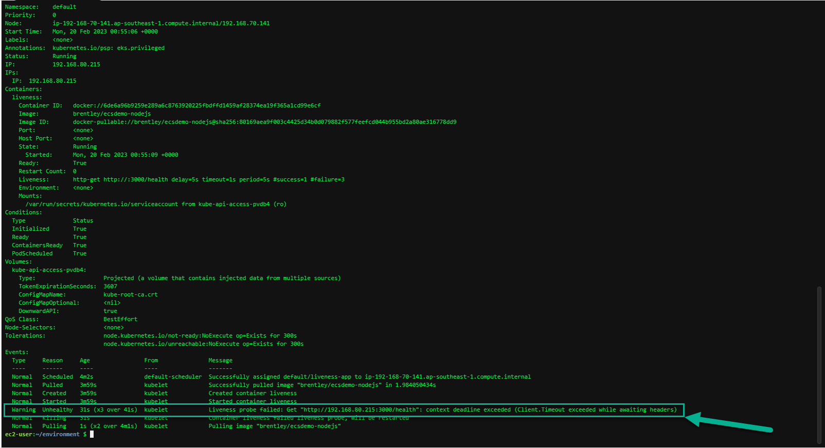 Configure Livenesss Probe Introduction To Kubernetes